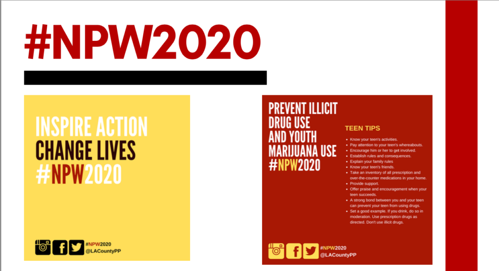 National Prevention Week 2020 Amid Coronavirus - KYCCLA